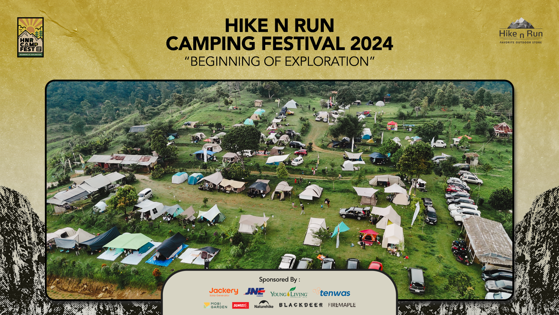 HIKE N RUN CAMPING FESTIVAL 2024 - "BEGINNING OF EXPLORATION"– Hike n Run