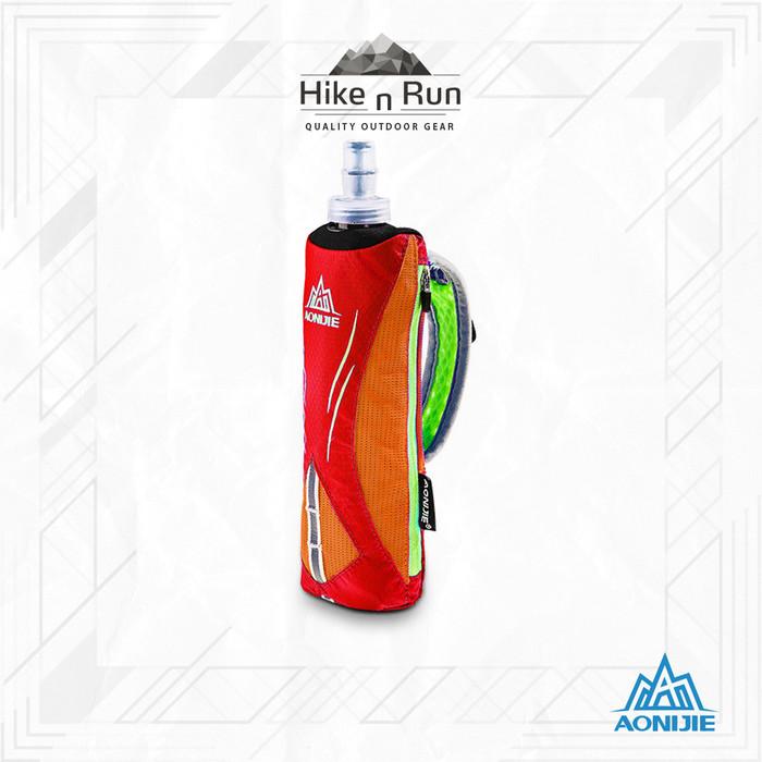 Sarung botol AONIJIE Hand Bottle Grip 908 Orange – Hike n Run
