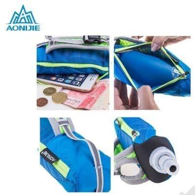 Sarung botol AONIJIE Hand Bottle Grip 908 Black – Hike n Run